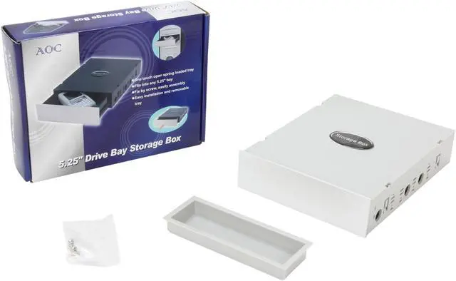 Alpha and Omega BOX-MK-SL INTERNAL 5.25" STORAGE BOX - Newegg.com