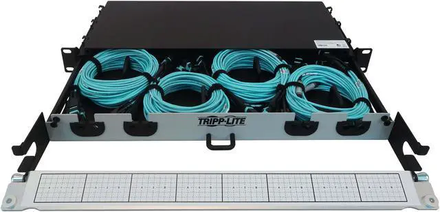 Preloaded Fiber Panel 1U 4x 8x LC/LC M/M 16F Trunk OM4 MMF 10M - Newegg.com