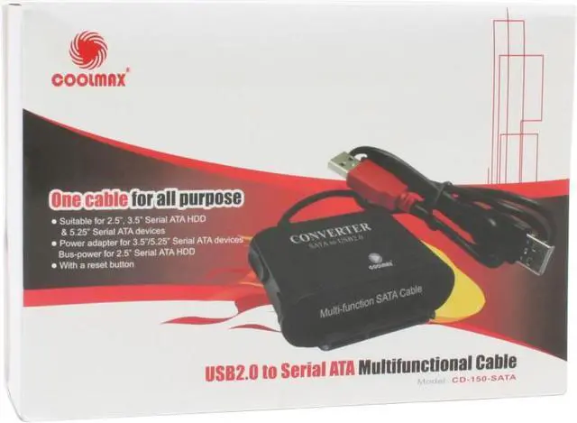 COOLMAX CD-150-SATA Serial ATA to USB2.0 Converter - Newegg.com