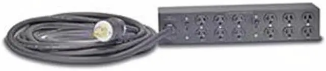 APC Rack Mount PDU, Basic 200V-208V/30A, (12) Outlets, 2U Hoizontal ...