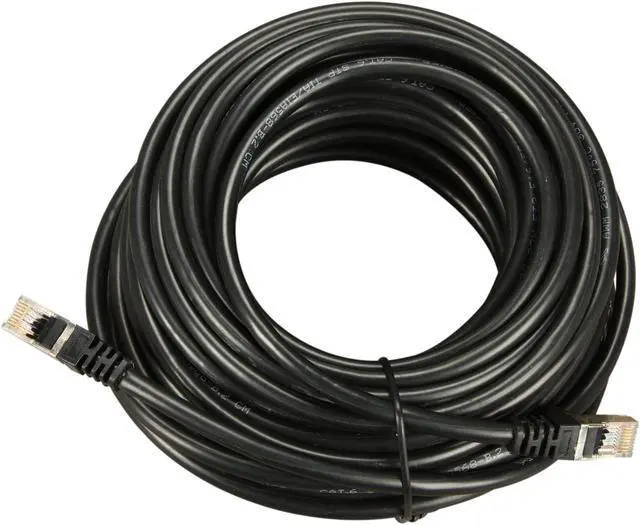 Rosewill RCW-50-CAT6a-BK 50 ft. Twist Pair (STP) Enhanced 550MHz ...