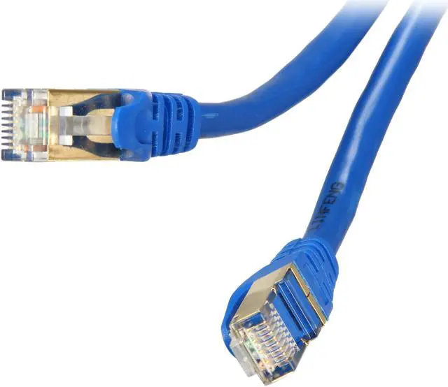 Rosewill RCW-25-CAT7-BL 25 ft. Twisted Pair (S/STP) Networking Cable ...