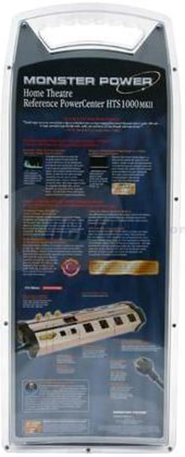 MONSTER HTS 1000 MKII Home Theater PowerCenter with Clean Power Stage 2 ...