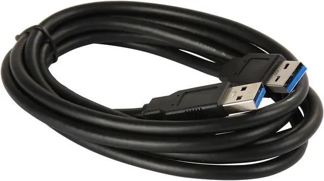 Link Depot USB3-6-MM 6 ft. Black USB 3.0 Type A Cable Male to Male ...