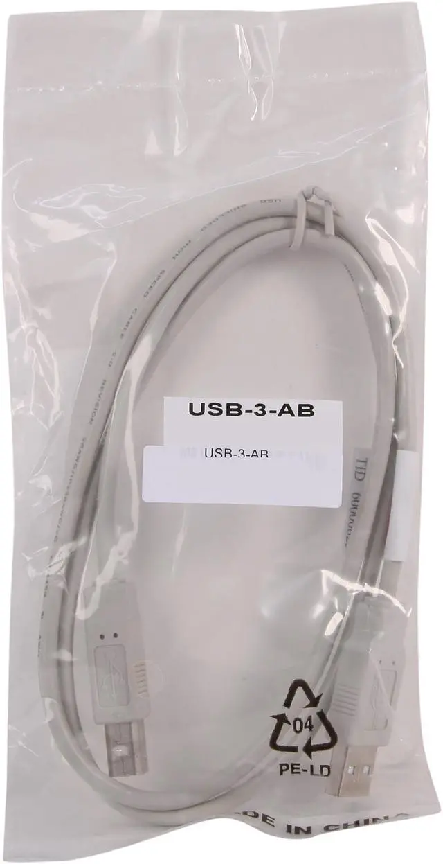 Link Depot USB-3-AB USB 2.0 Cable - Newegg.com