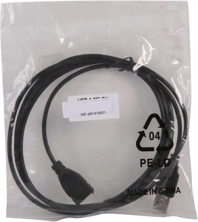 Link Depot USB-6-MF-BK USB 2.0 Cable - Newegg.com