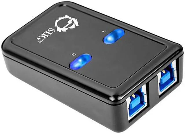 SIIG JU-SW0012-S1 USB 3.0 Switch 2-to-1 - Newegg.com