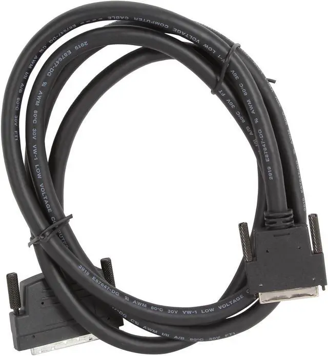 Open Box: C2G Model 20710 6 ft. LVD/SE VHDCI 0.8mm 68-pin Male to SCSI ...