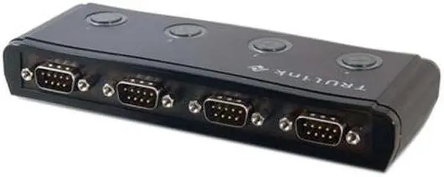 C2G 26479 USB to 4-Port DB9 Serial RS232 Adapter, TAA Compliant, Black ...