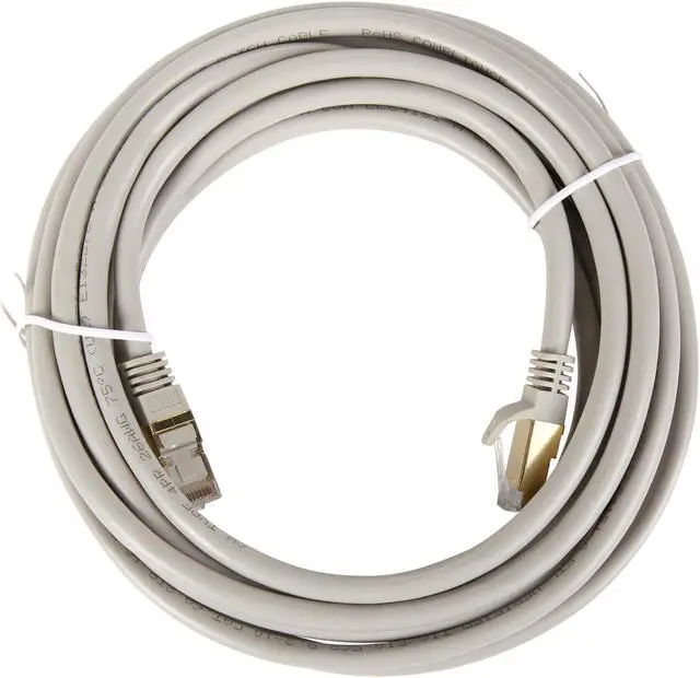 ATHENA CLH-NC6AS15-GR 15ft Cat6A STP Patch Cable, gray color, 26awg ...