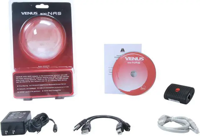 AMS DS-NU100 VENUS mini-NAS USB 2.0 Adapter - Newegg.com