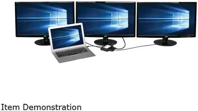 Tripp Lite B155-003-HD-V2 3-Port Mini DisplayPort 1.2 to HDMI Multi-Stream Transport (MST) Hub ...