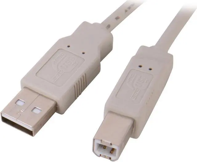 Kaybles USB-AB-10 USB 2.0 A/male to B/male Cable in Beige Color ...