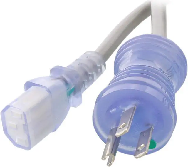 Kaybles Hospital Grade Power Cord - 10 ft. 18AWG 10A, NEMA 5-15P/IEC320 ...