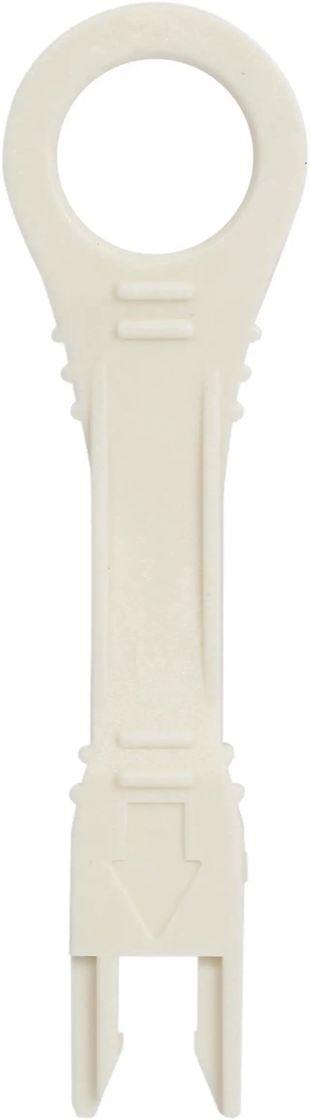 NTW NL-PBK50-WH net-Lock™ Locking RJ45 port/dust blocker with color ...