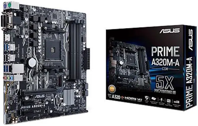 ASUS PRIME A320M-A/CSM AM4 Micro ATX AMD Motherboard - Newegg.com