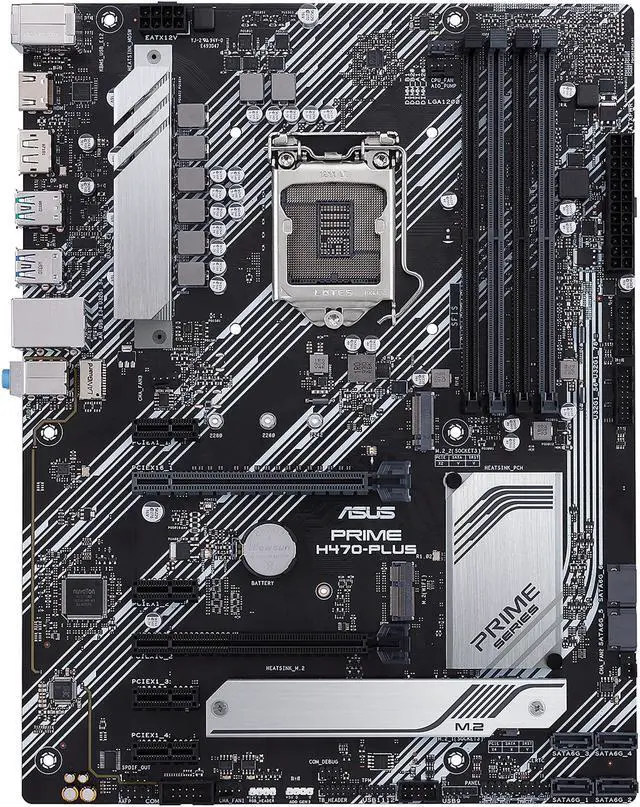 Open Box: ASUS PRIME H470-PLUS/CSM LGA 1200 ATX Intel Motherboard ...