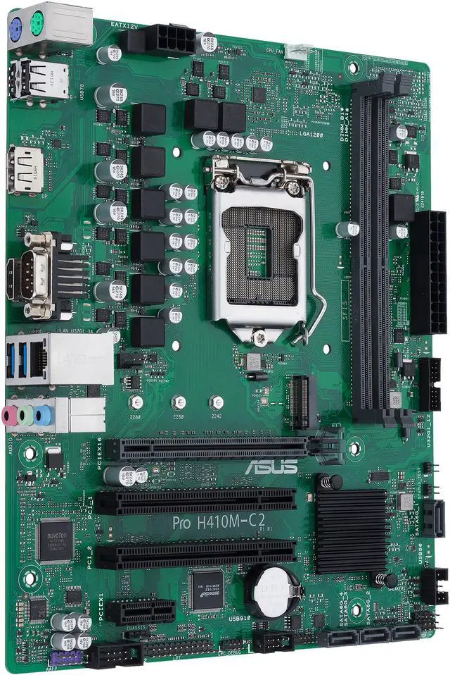 ASUS PRO H410M-C2/CSM LGA 1200 Micro ATX Intel Motherboard - Newegg.com