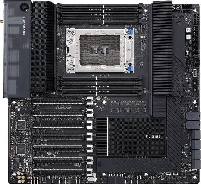 ASUS PRO WS WRX80E-SAGE SE WIFI sWRX8 Extended ATX AMD Motherboard ...