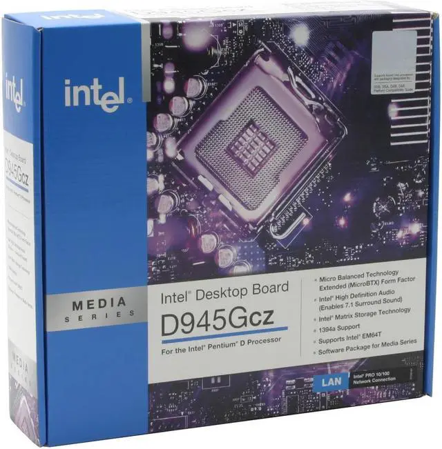Intel BOXD945GCZLR LGA 775 Micro BTX Intel Motherboard - Newegg.com