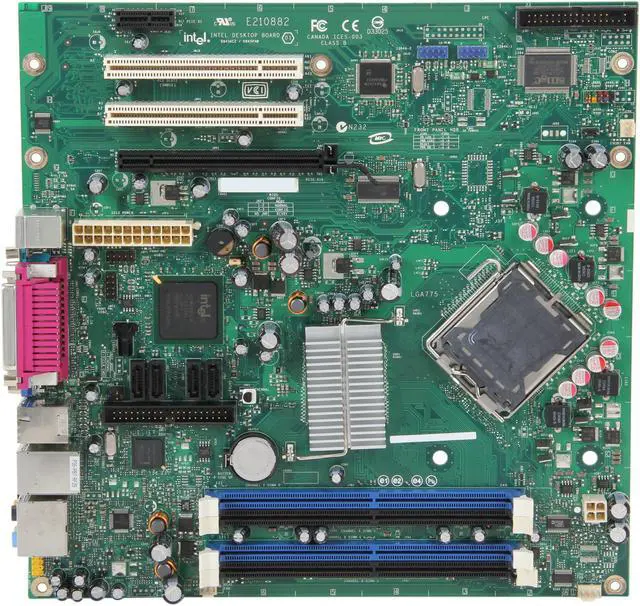 Refurbished: Intel BLKD945GCZLR LGA 775 Micro BTX Intel Motherboard ...