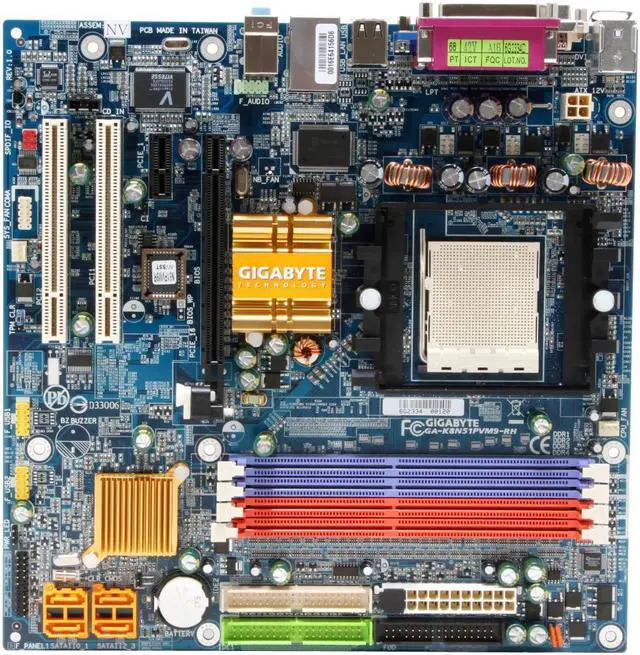 GIGABYTE GA-K8N51PVM9-RH 939 Micro ATX AMD Motherboard - Newegg.com