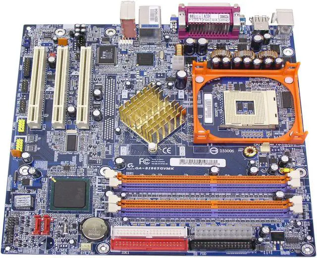 Open Box: GIGABYTE GA-8I865GVMK Socket 478 Micro ATX Intel Motherboard ...