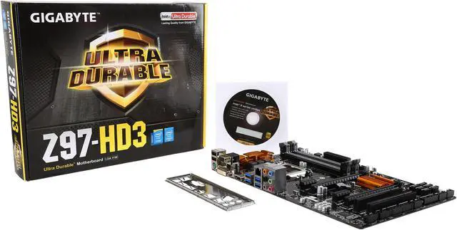 Open Box: GIGABYTE GA-Z97-HD3 (rev. 2.0) ATX Intel Motherboard ...