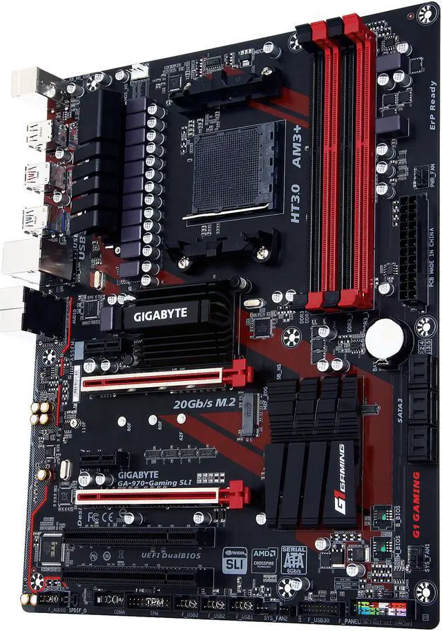 Open Box: GIGABYTE GA-970-Gaming SLI (rev. 1.0) AM3+/AM3 ATX AMD Motherboard - Newegg.com