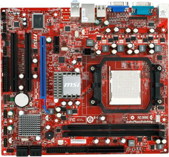MSI 740GTM-P21 AM3/AM2+/AM2 Micro ATX AMD Motherboard - Newegg.com