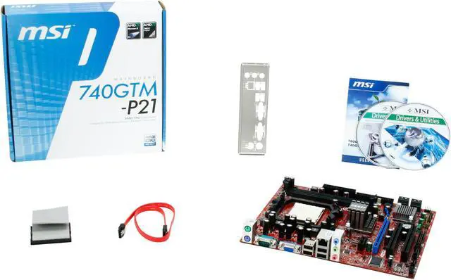 MSI 740GTM-P21 AM3/AM2+/AM2 Micro ATX AMD Motherboard - Newegg.com