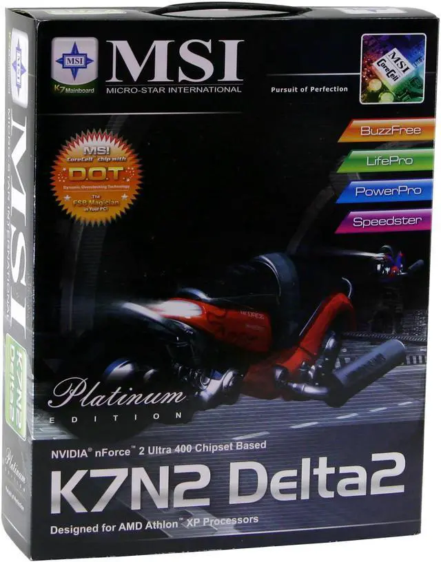 MSI K7N2 Delta2 Platinum 462(A) ATX AMD Motherboard - Newegg.com