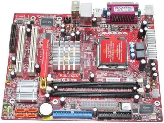 MSI 915GLM-V LGA 775 Micro ATX Intel Motherboard - Newegg.com