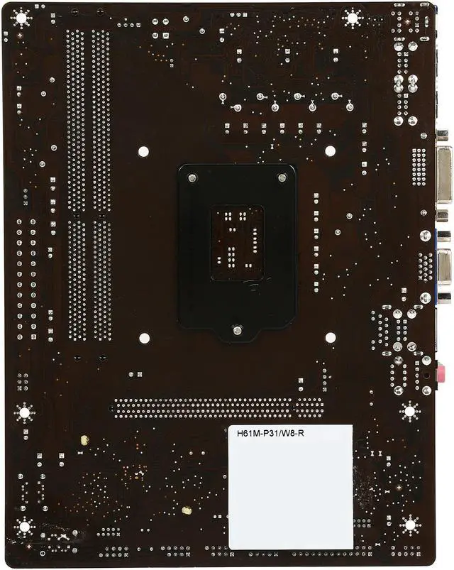 Refurbished: MSI H61M-P31/W8-R LGA 1155 Micro ATX Intel Motherboard ...