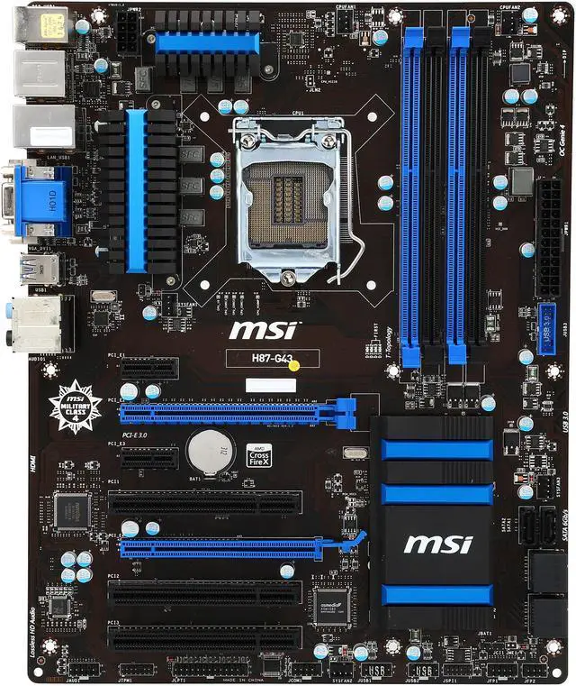 Refurbished: MSI H87-G43-R ATX High Performance CF Intel Motherboard ...