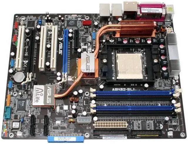 ASUS A8N32-SLI Deluxe 939 ATX AMD Motherboard - Newegg.com
