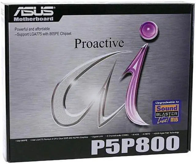 ASUS P5P800 LGA 775 ATX Intel Motherboard - Newegg.com