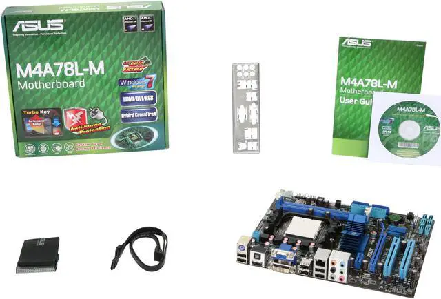 ASUS M4A78L-M AM3/AM2+/AM2 Micro ATX AMD Motherboard - Newegg.ca