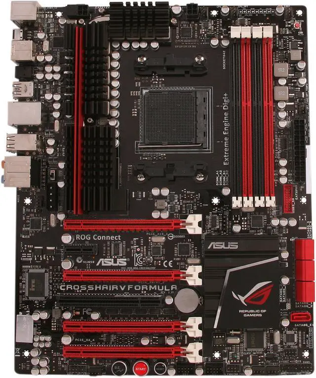 Refurbished: ASUS CROSSHAIRV-FORMULA-R AM3+ ATX AMD Gaming Motherboard with 3-Way SLI/CrossFireX ...