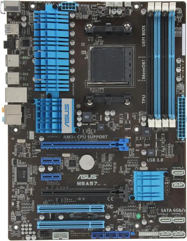 Open Box: ASUS M5A97 AM3+ ATX AMD Motherboard with UEFI BIOS - Newegg.com