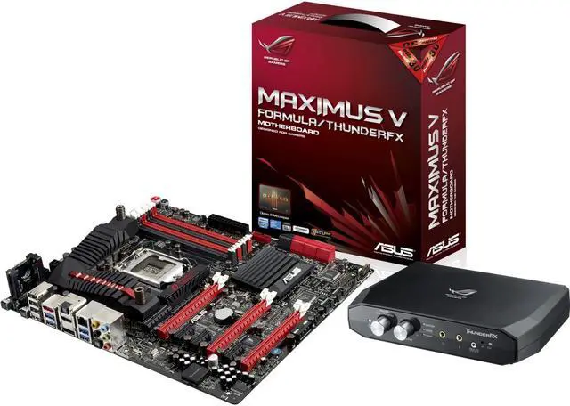 ROG Maximus V Formula/ThunderFX Desktop Motherboard - Intel Z77 Express ...