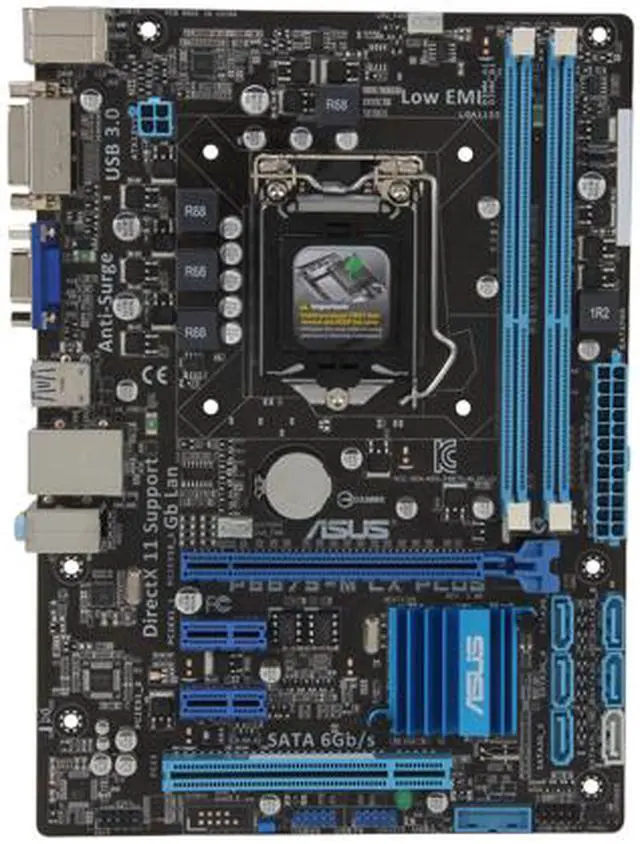 Refurbished: ASUS P8B75-M LX PLUS LGA 1155 Micro ATX Intel Motherboard with UEFI BIOS - Newegg.com