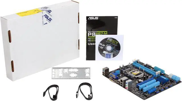 Refurbished: ASUS P8H67-M LX (REV 3.0) LGA 1155 Micro ATX Intel Motherboard - Newegg.com
