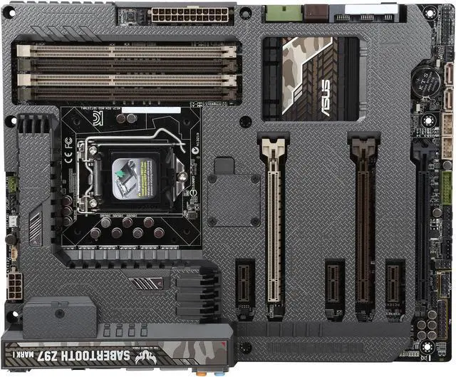 Refurbished: ASUS SABERTOOTH Z97 LGA 1150 ATX Intel Motherboard ...