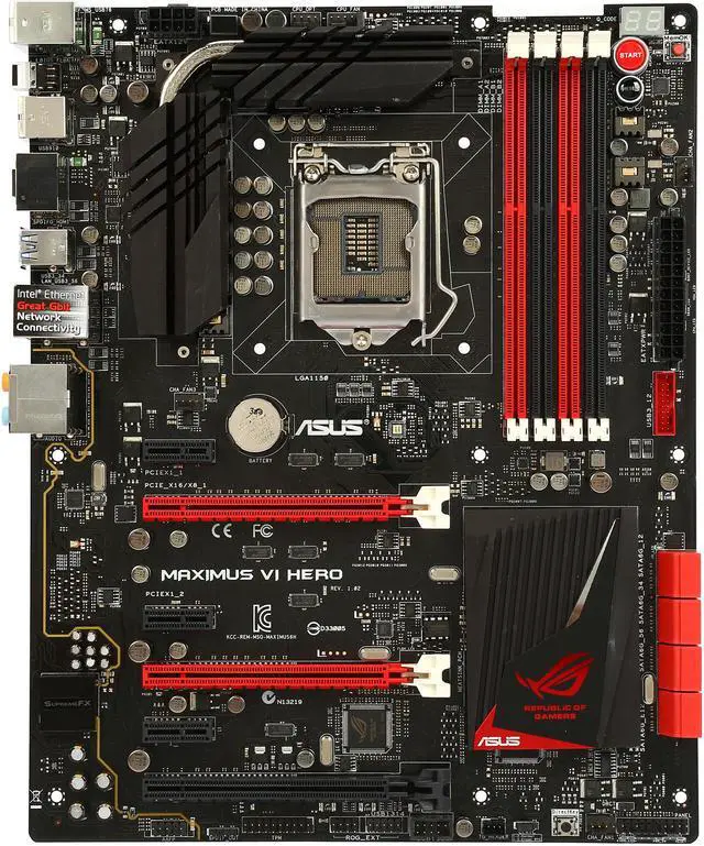 Refurbished: ASUS MAXIMUS VI HERO-R ATX Intel Motherboard - Certified - Grade A Certified ...