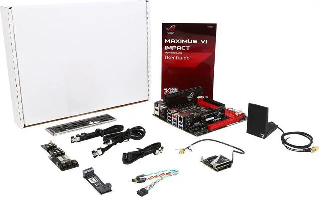 Refurbished: ASUS MAXIMUS VI IMPACT-R LGA 1150 Mini ITX Intel ...