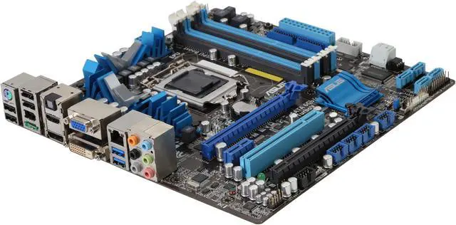 Refurbished: ASUS P8H67-M EVO REV 3.0-R LGA 1155 Micro ATX Intel Motherboard with UEFI BIOS ...