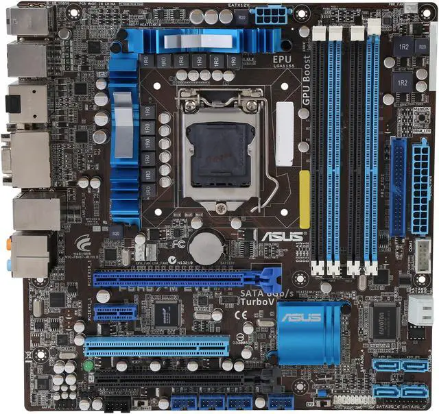 Refurbished: ASUS P8H67-M EVO REV 3.0-R LGA 1155 Micro ATX Intel Motherboard with UEFI BIOS ...