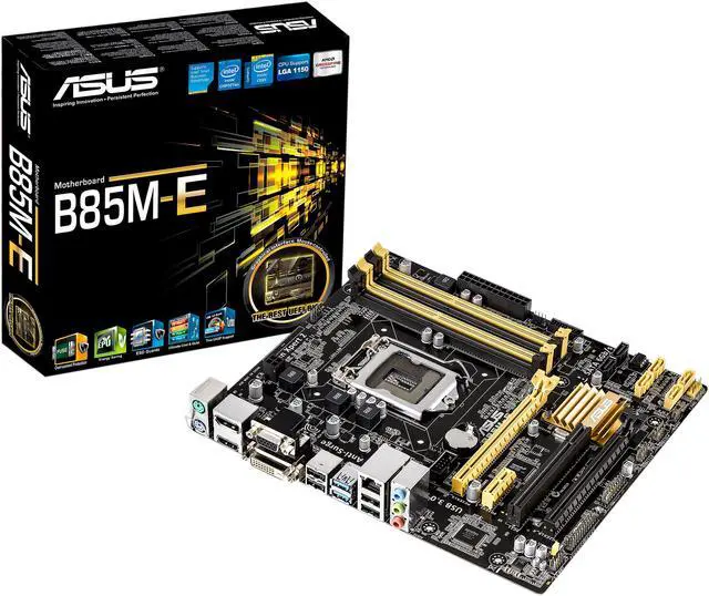 ASUS B85M-E LGA 1150 Intel Motherboard - Newegg.com