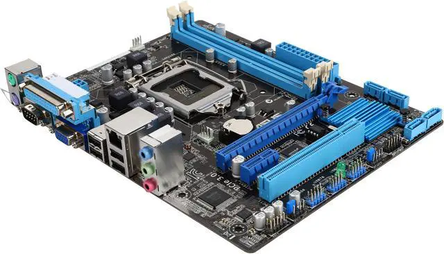 Refurbished: ASUS H61M-C-R LGA 1155 Micro ATX Intel Motherboard ...